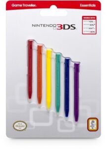 portable, multi-color multi system styluses, 6 pack - nintendo 3ds consumer electronic gadget shop