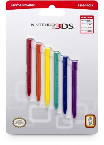 Portable, Multi-Color Multi System Styluses, 6 Pack - Nintendo 3DS Consumer Electronic Gadget Shop