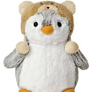 Aurora Pompom 9" Penguin Plush from World (Brown Hat)