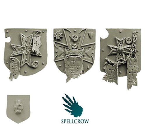 Spellcrow Templar Space Knights: Heavy Large Shields (Ver.2)