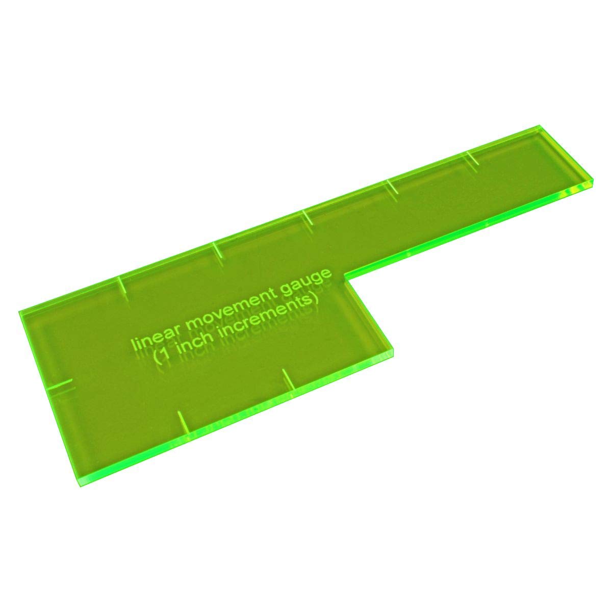 LITKO 1 Inch Linear Gauge Compatible with DBA, Fluorescent Green