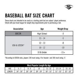 Louisville Slugger WBFN345-BK Fungo S345 Black Baseball Bat, 36 inches