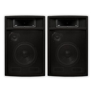 acoustic audio by goldwood studio monitor, black (pa-380x)