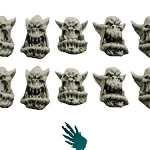 Spellcrow Orcs: Bulky Orcs Heads