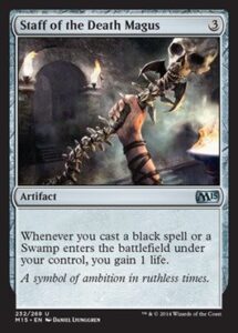 magic: the gathering - staff of the death magus (232/269) - magic 2015