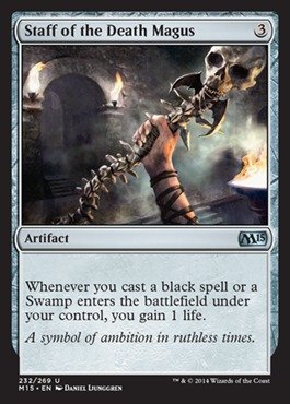 Magic: the Gathering - Staff of The Death Magus (232/269) - Magic 2015