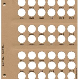 Dansco US Roosevelt Dime Coin Album 1946 - 2026 #7125