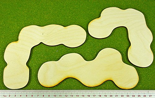 LITKO Terrain Bases, Set 6 (3)