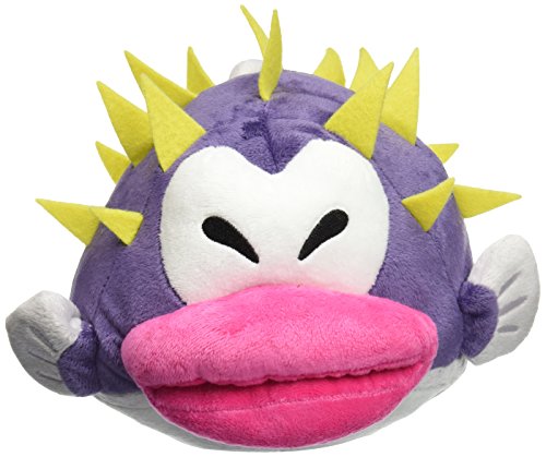 Little Buddy Super Mario Porcupuffer Plush, 7"