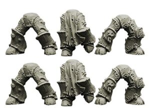 spellcrow 28mm conversion bits plague legions: knight legs (ver. 2)