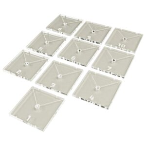 litko space fighter flight bases #1-10 compatible with star wars: x-wing (10)