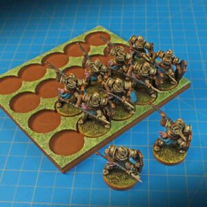 LITKO 5x4 Formation Rank Tray for 25mm Circle Bases