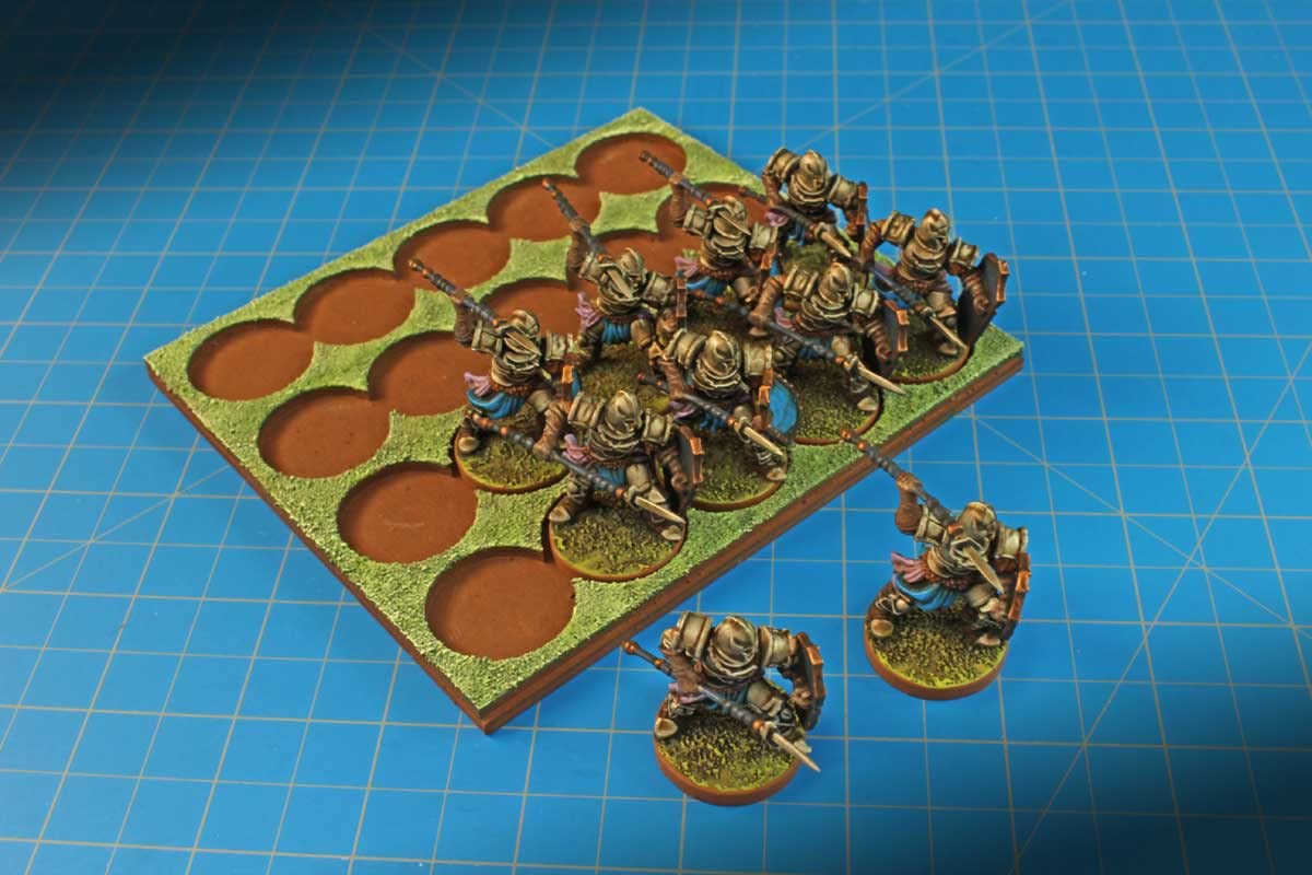 LITKO 5x4 Formation Rank Tray for 25mm Circle Bases