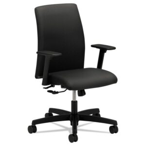 hon it105nt10 ignition series low-back task chair, black fabric upholstery