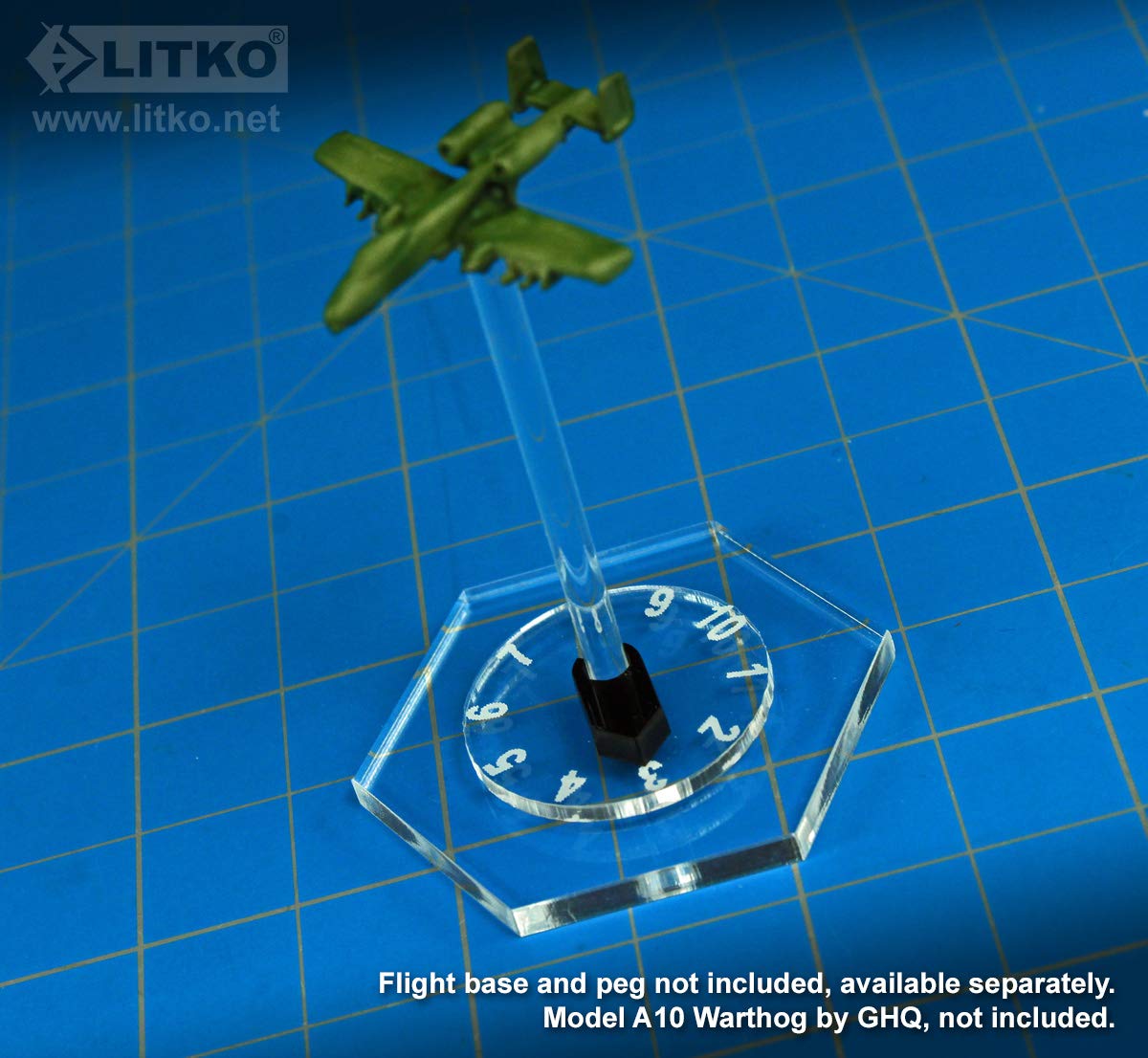 LITKO Standard Flight Stand Dials #1-10 with Pointers (10)