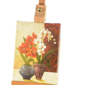 Displays2go ARTSNCC3 Tabletop Easels for Artists with Adjustable Header for Canvases, Set of 5