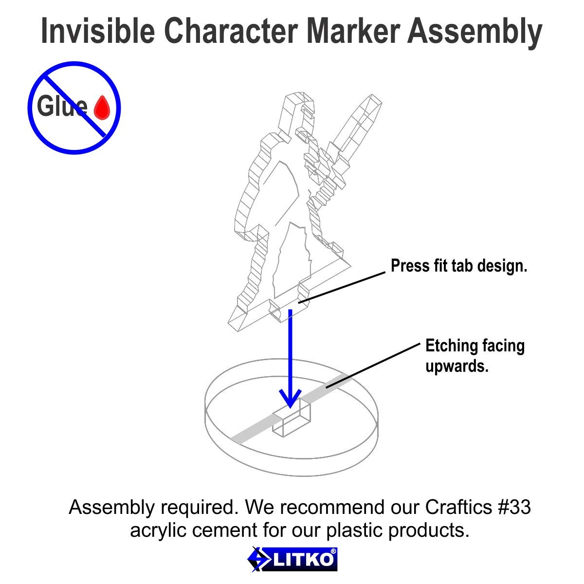 LITKO Invisible Character Marker Set