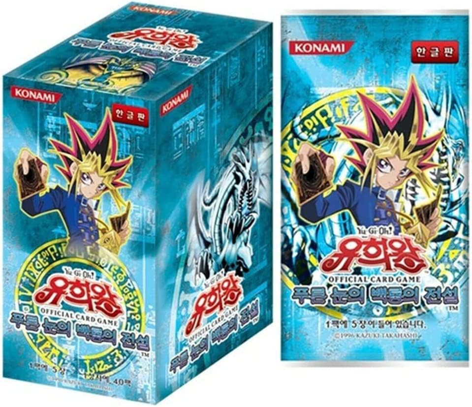 Yugioh Cards "BLUE EYES WHITE DRAGON" Booster BOX / Korean Ver / 40 Booster Pack