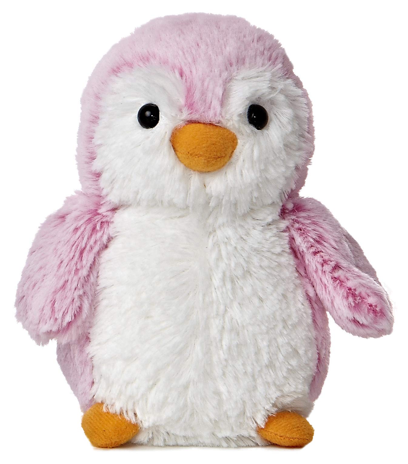 Aurora® Playful Pompom Penguin™ Brights Stuffed Animal - Vibrant Companions - Endless Fun - Pink 6 Inches