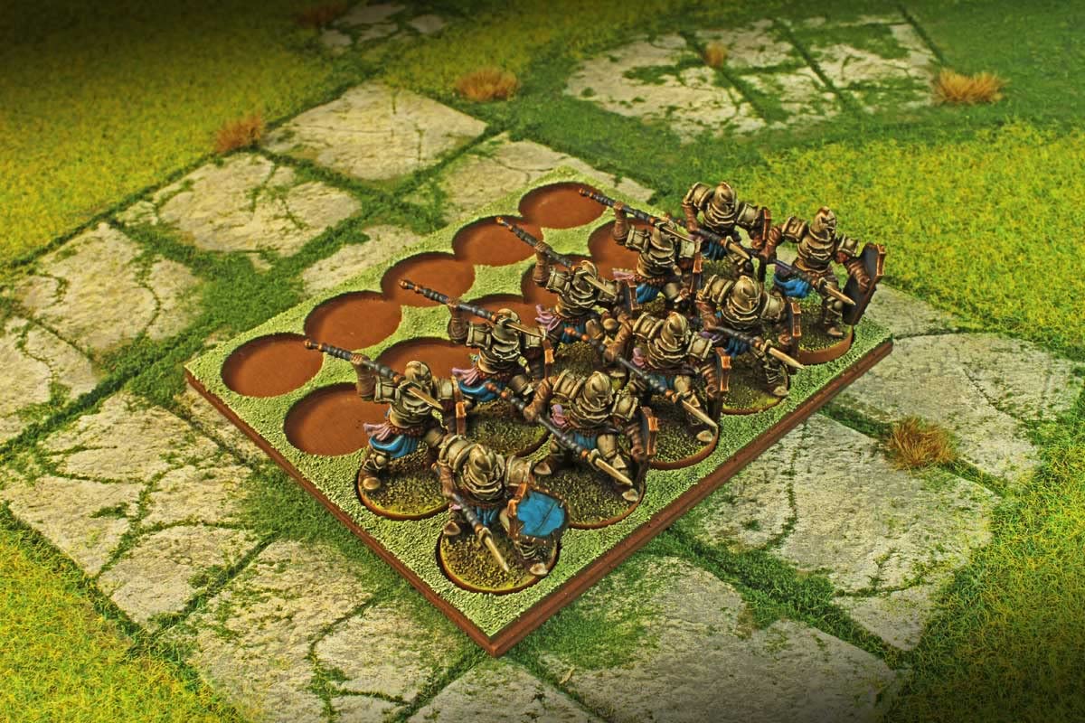 LITKO 5x4 Formation Rank Tray for 25mm Circle Bases