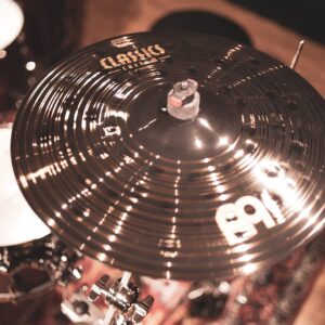 Meinl 16" Crash Cymbal - Classics Custom Dark - Made in Germany, 2-YEAR WARRANTY (CC16DAC)