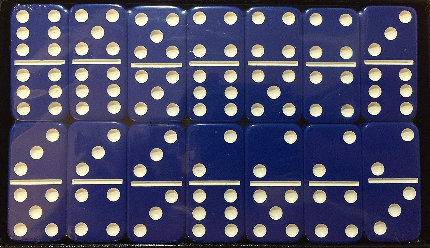 D6 Standard Blue with White Pips