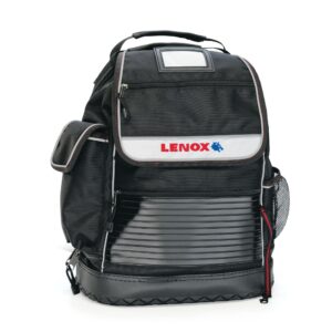 lenox tool backpack with 30 pockets (1894646), gray