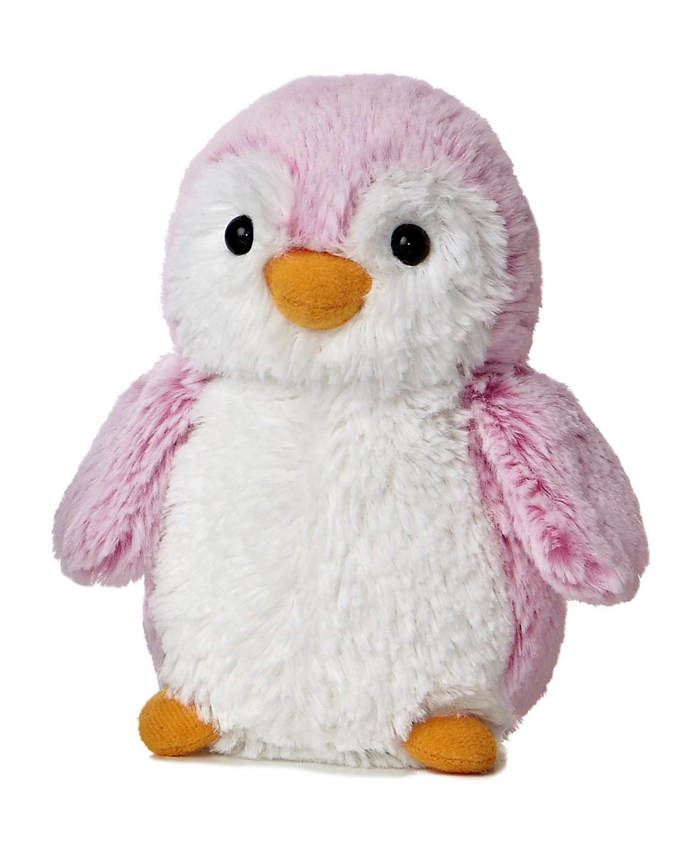 Aurora® Playful Pompom Penguin™ Brights Stuffed Animal - Vibrant Companions - Endless Fun - Pink 6 Inches