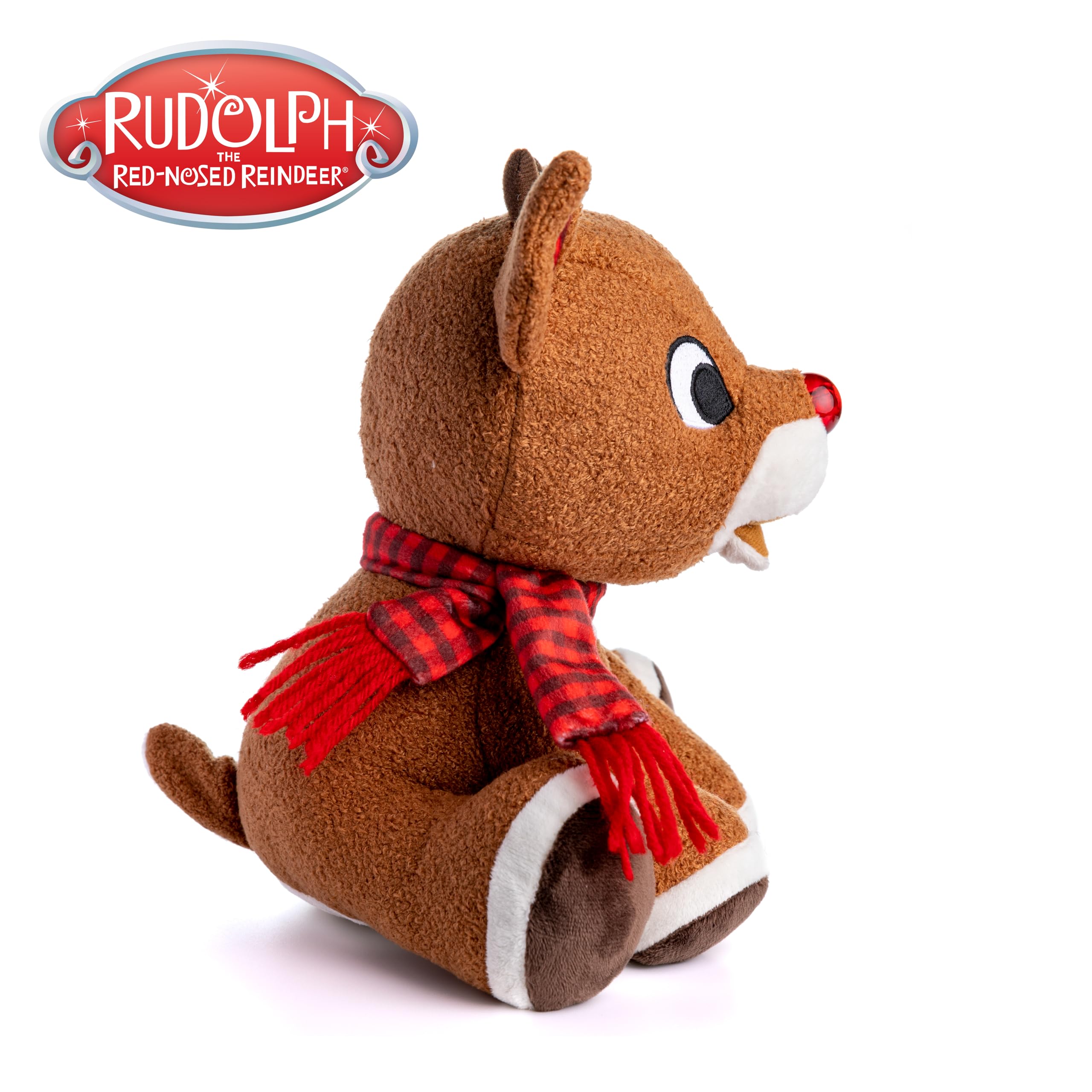 Rudolph the Red - Nosed Reindeer - Stuffed Animal Plush Toy with Music & Lights