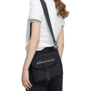 Small Crossbody Bags Women Canvas Crossbody Purses Messenger Bag For Teens Mini Bag - Black