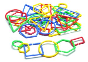 learning advantage 7115 attribute shape 'n links (pack of 40)