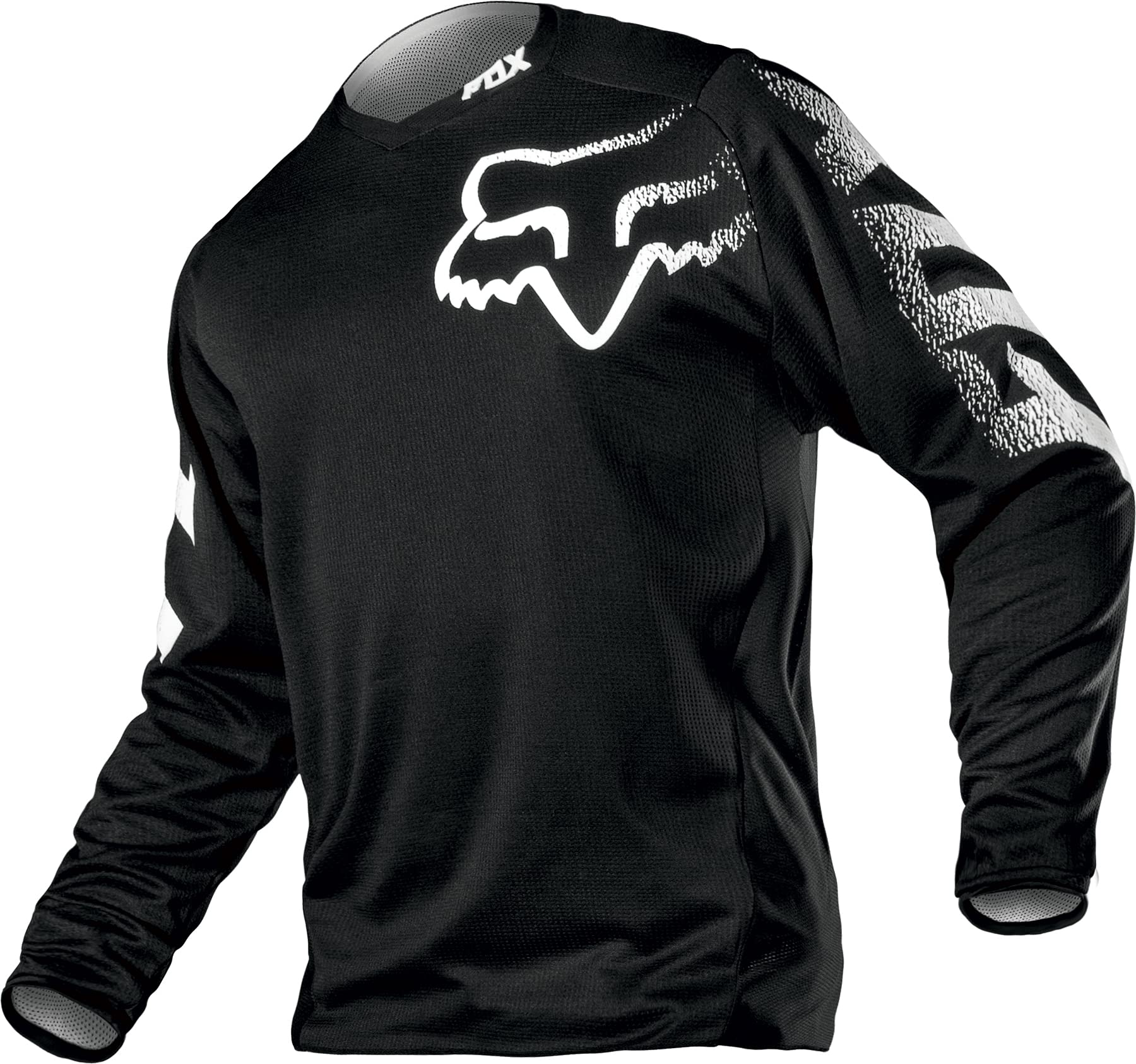 Fox Racing boys Youth Blackout Motocross Jersey Shirt, Black, Medium US