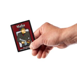 Apostrophe Games Mafia The Party Game – Game of Lying, Bluffing, Deceit –38 Role Cards, Card Game for Adults and Teens – Interactive Board Game for Friends, Family, Stocking Stuffer