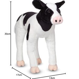 Melissa & Doug Giant Calf - Lifelike Stuffed Animal Baby Cow (2 feet tall)