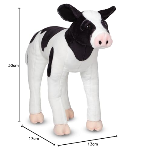 Melissa & Doug Giant Calf - Lifelike Stuffed Animal Baby Cow (2 feet tall)