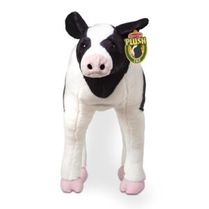 Melissa & Doug Giant Calf - Lifelike Stuffed Animal Baby Cow (2 feet tall)