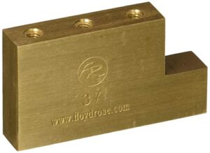 floyd rose fat brass l block electric guitar bridge (froftbl37)