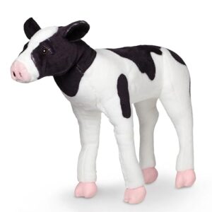 Melissa & Doug Giant Calf - Lifelike Stuffed Animal Baby Cow (2 feet tall)