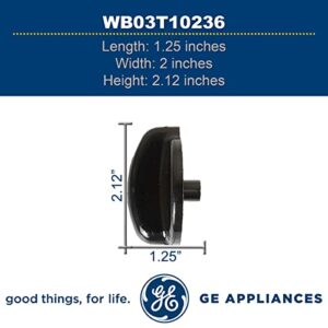 GE WB03T10236 Genuine OEM Control Knob (Black) for GE Range/Stove/Ovens