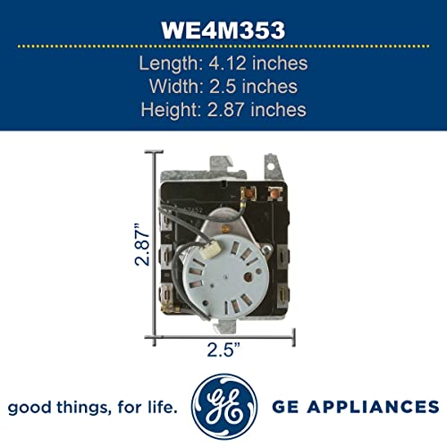 GE WE4M353 Genuine OEM Dryer Timer for GE Dryers