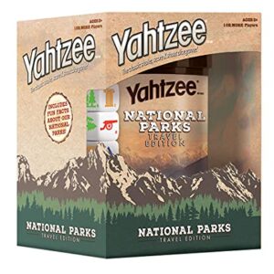 YAHTZEE National Parks Travel Edition | Classic Yahtzee Dice Game with a National Parks Theme | Perfect Travel Game for Families | Celebrate US National Parks Service