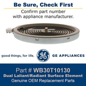 GE WB30T10130 Genuine OEM Dual Haliant/Radiant Surface Element for GE Range,White