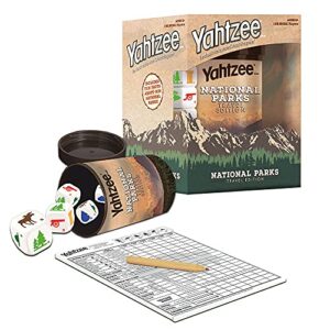 YAHTZEE National Parks Travel Edition | Classic Yahtzee Dice Game with a National Parks Theme | Perfect Travel Game for Families | Celebrate US National Parks Service