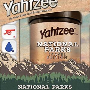 YAHTZEE National Parks Travel Edition | Classic Yahtzee Dice Game with a National Parks Theme | Perfect Travel Game for Families | Celebrate US National Parks Service