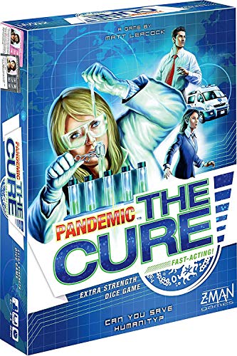 Pandemic The Cure Board Game (Base Game) | Board Game for Adults and Family | Cooperative Board Game | Dice Game | Ages 8+ | 2 to 5 players | Average Playtime 30 minutes | Made by Z-Man Games