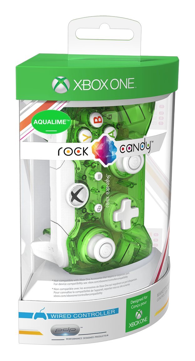 PDP Rock Candy Wired Controller - Aqualime