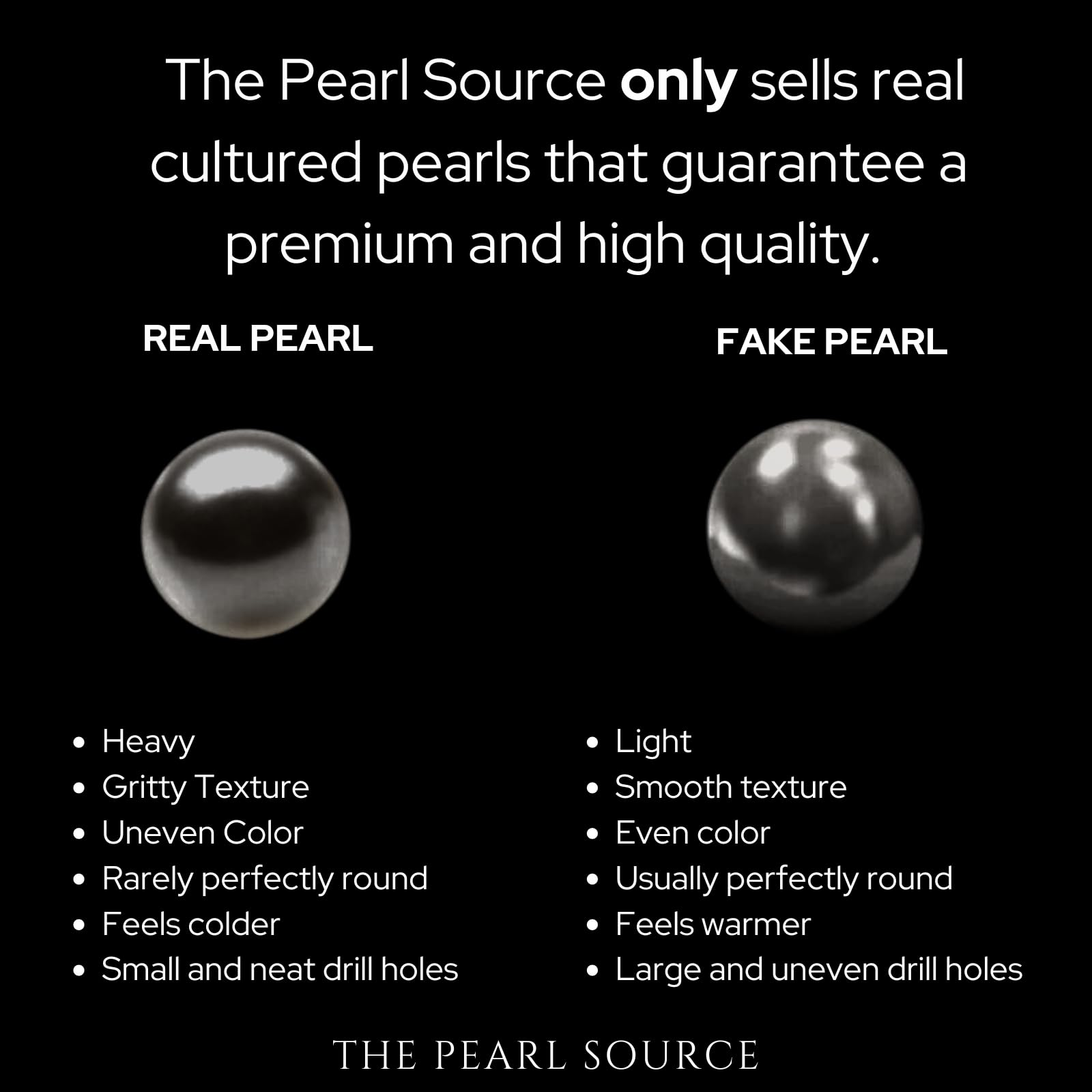 THE PEARL SOURCE 6.5-7.0mm Black Japanese Akoya Real Pearl Earrings for Women - 14k Gold Stud Earrings | Hypoallergenic Earrings with Genuine Cultured Pearls