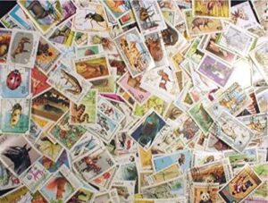 animals on stamps - collection of 500 different stamps