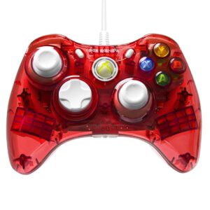 pdp rock candy wired controller for xbox 360 - stormin' cherry