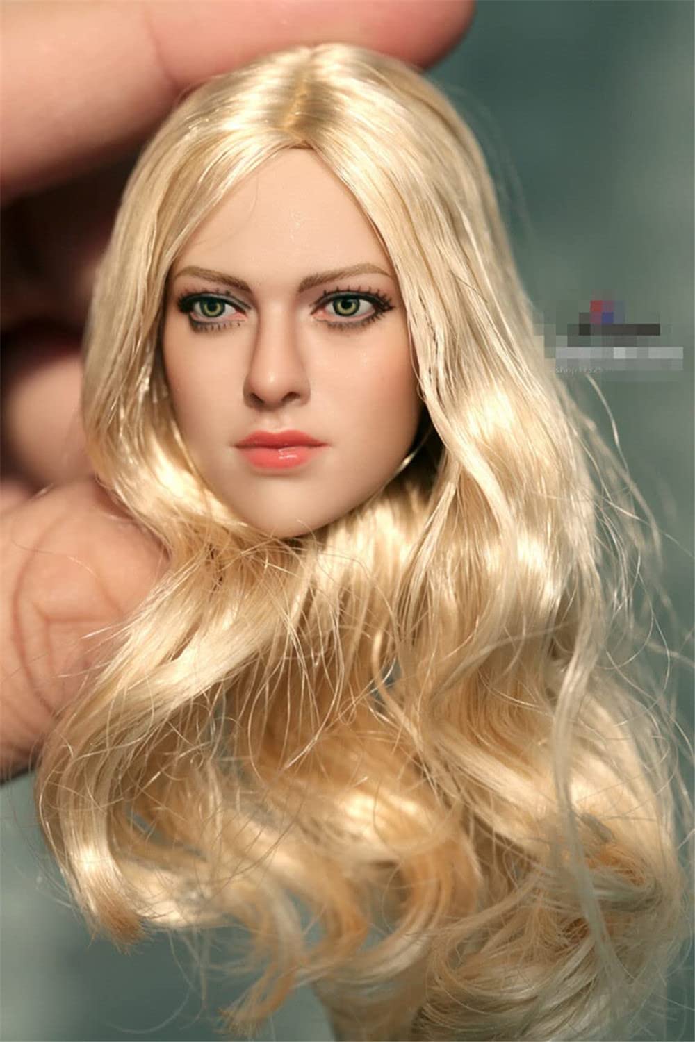 1/6 Scale Female Blonde Hair Head Sculpt Carving for 12inches Action Figure Doll Toy